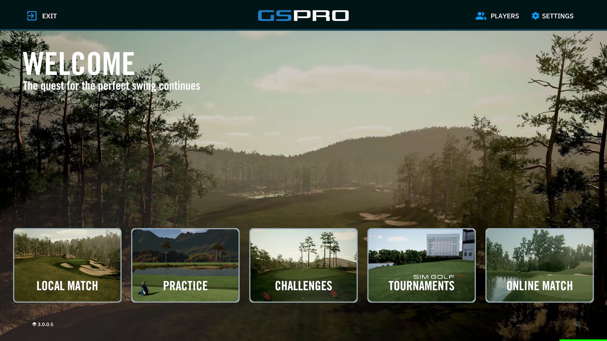 GSPro Golf Simulator Software